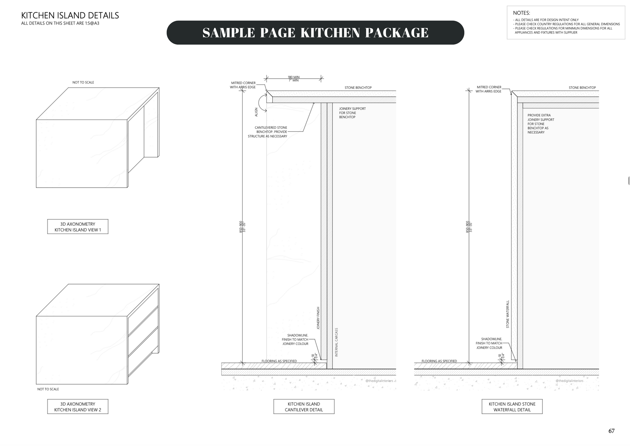 Kitchen Details - PDF & CAD – Digital Interiors
