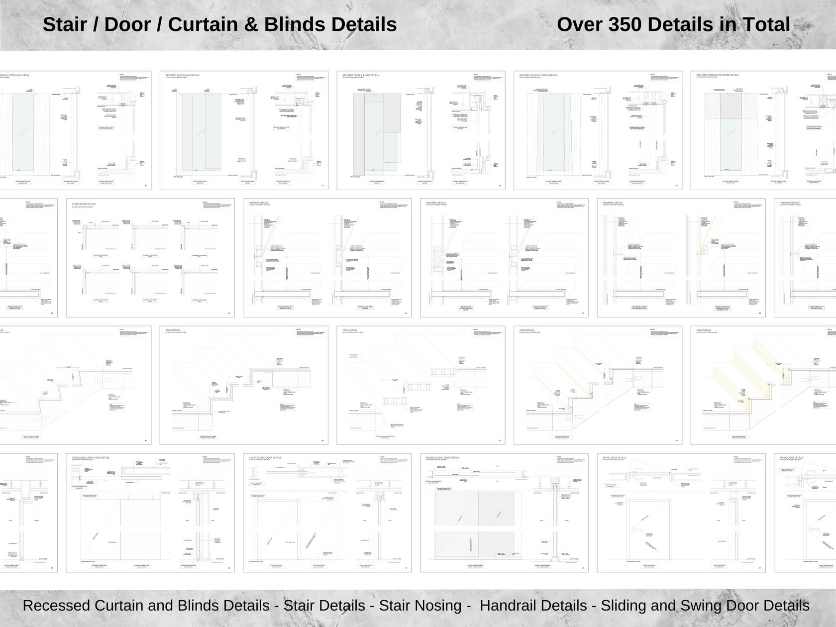Detail Book with Standard Details - PDF & CAD – Digital Interiors